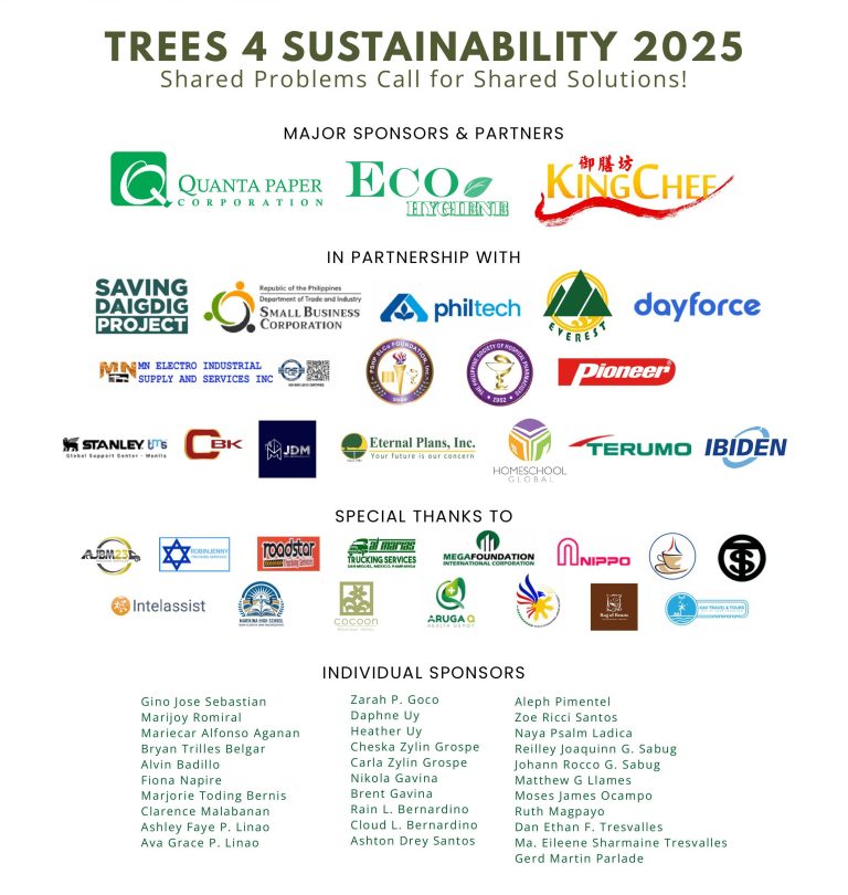 TREES 4 SUSTAINABILITY 2025: PUNO ANG SOLUSYON! TREES 4 SUSTAINABILITY ...